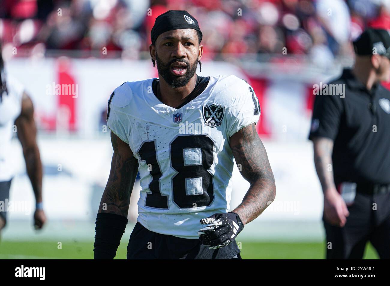 Tampa Bay, Florida, USA, December 8, 2024, Las Vegas Raiders player ...