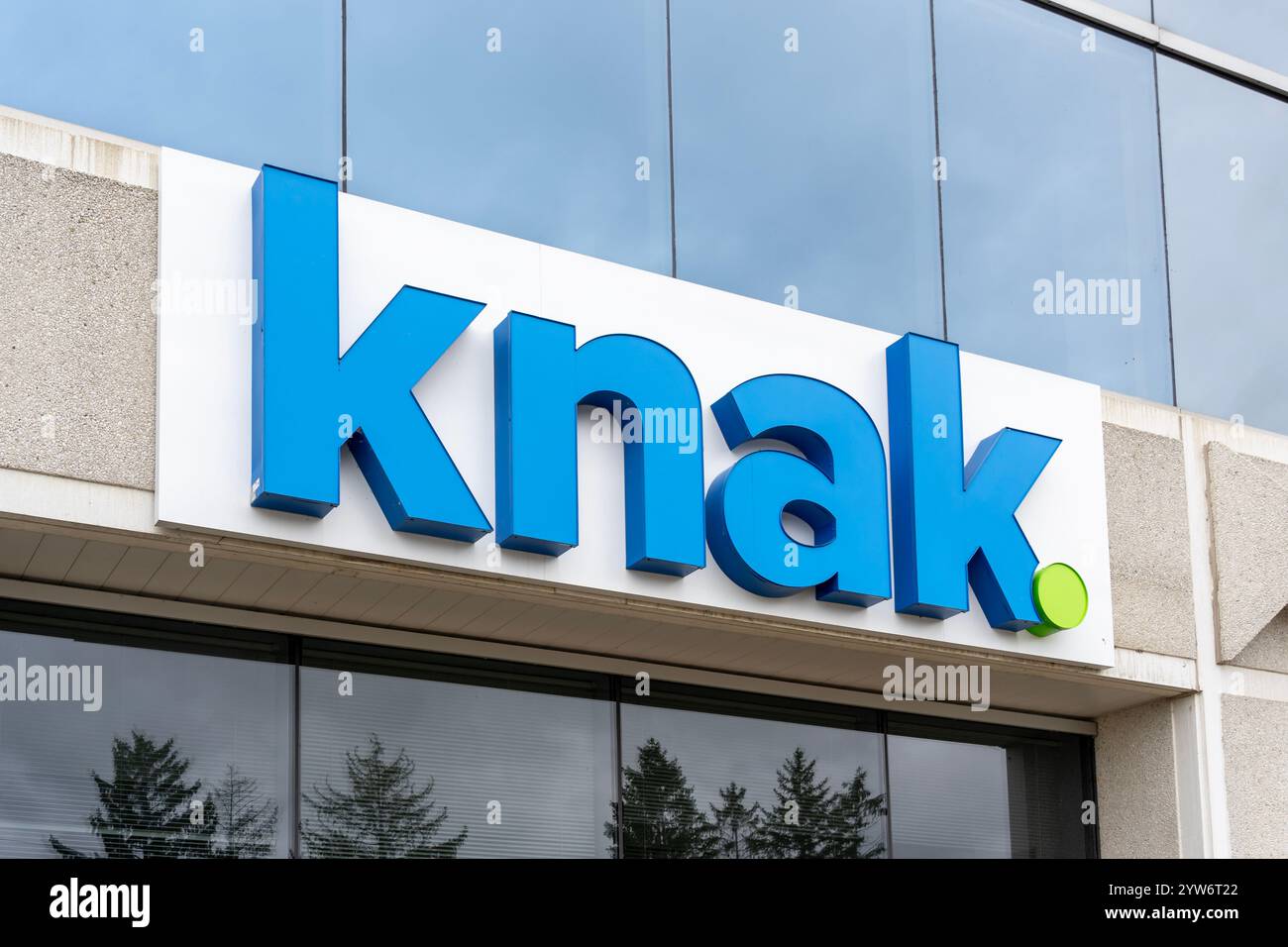 Knak sign on the headquarter’s building in Ottawa, Ontario, Canada ...
