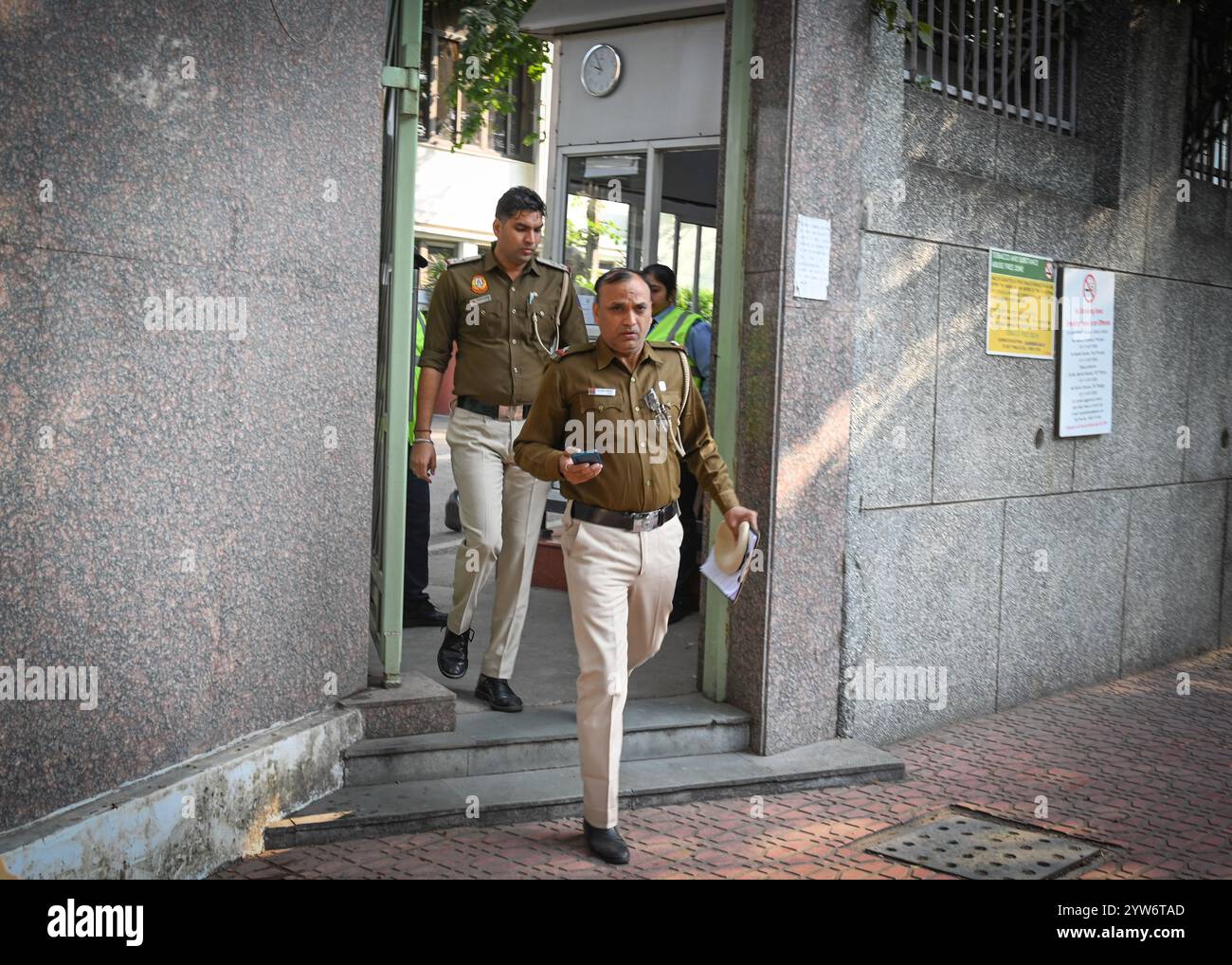 NEW DELHI, INDIA - DECEMBER 9: A team of Delhi Police personnel coming ...