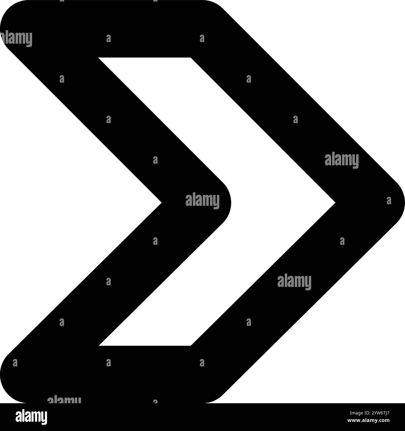 Bold black arrow pointing right, representing forward movement and ...