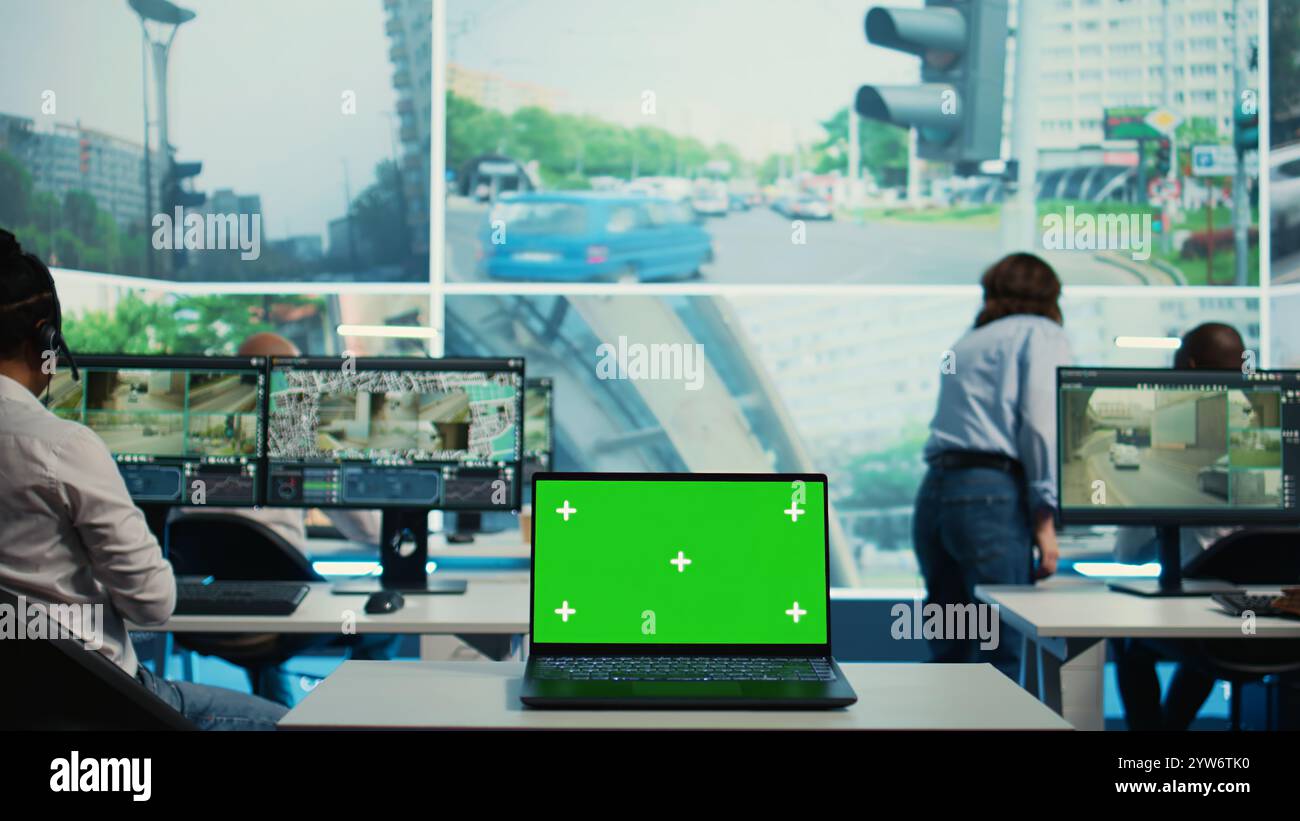 Security monitor greenscreen hi-res stock photography and images - Alamy