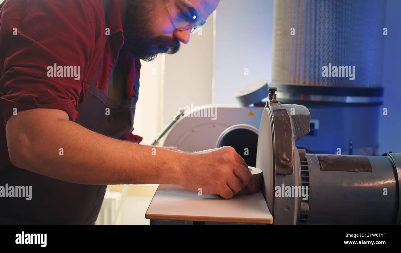 Shaping wood in joiner shop hi-res stock photography and images - Alamy