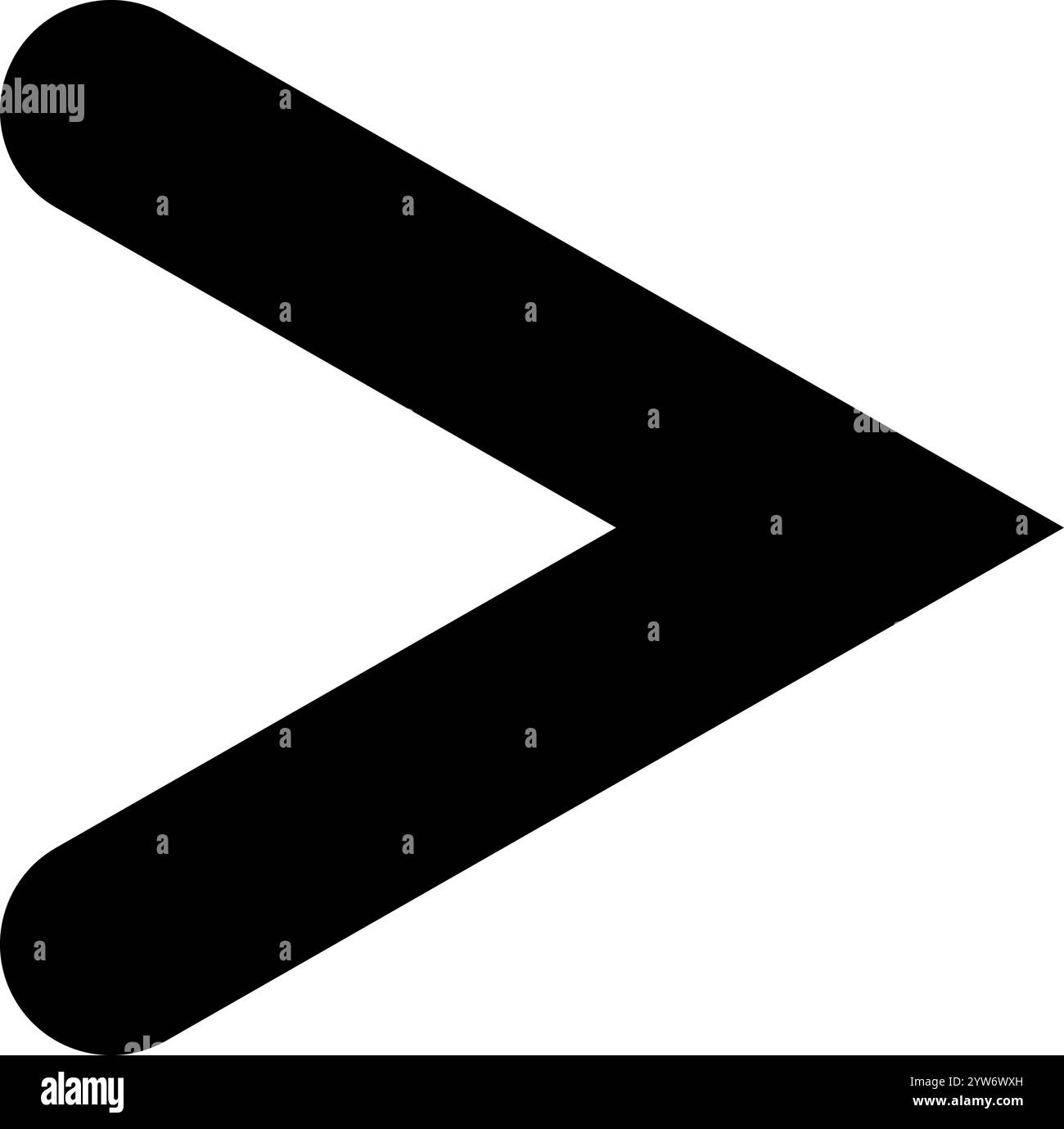 Simple black arrow pointing right, isolated against a clean white ...