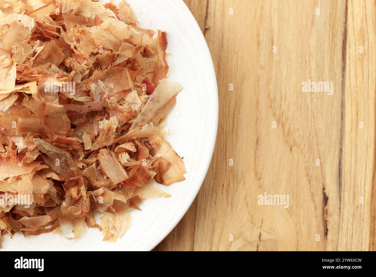 Top View Katsuobushi, Shavings of Dried Bonito, Japanese Food Stock ...