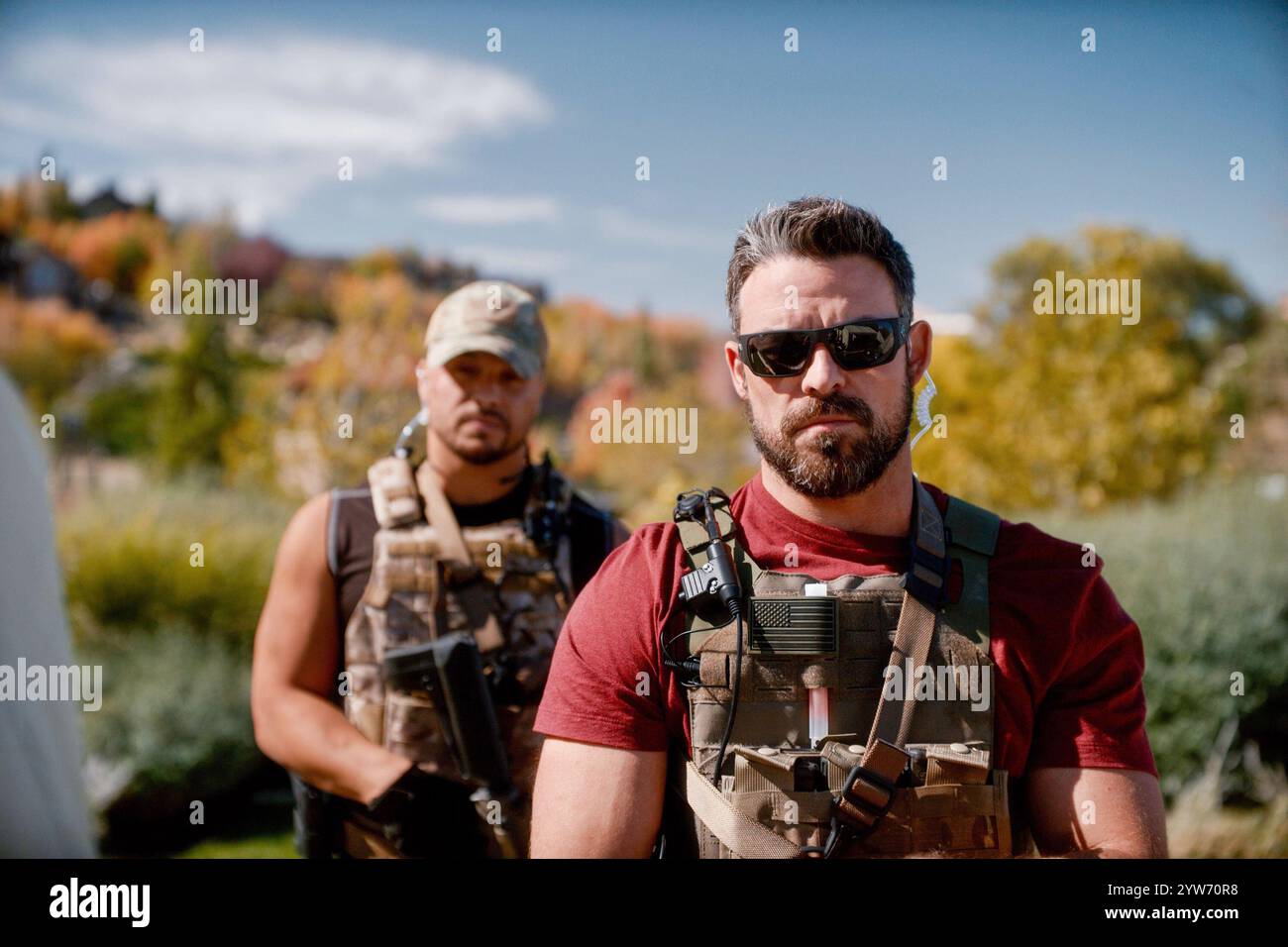 HOMESTEAD, from left: Manny McCord, Jesse Hutch, 2024. © Angel Studios ...