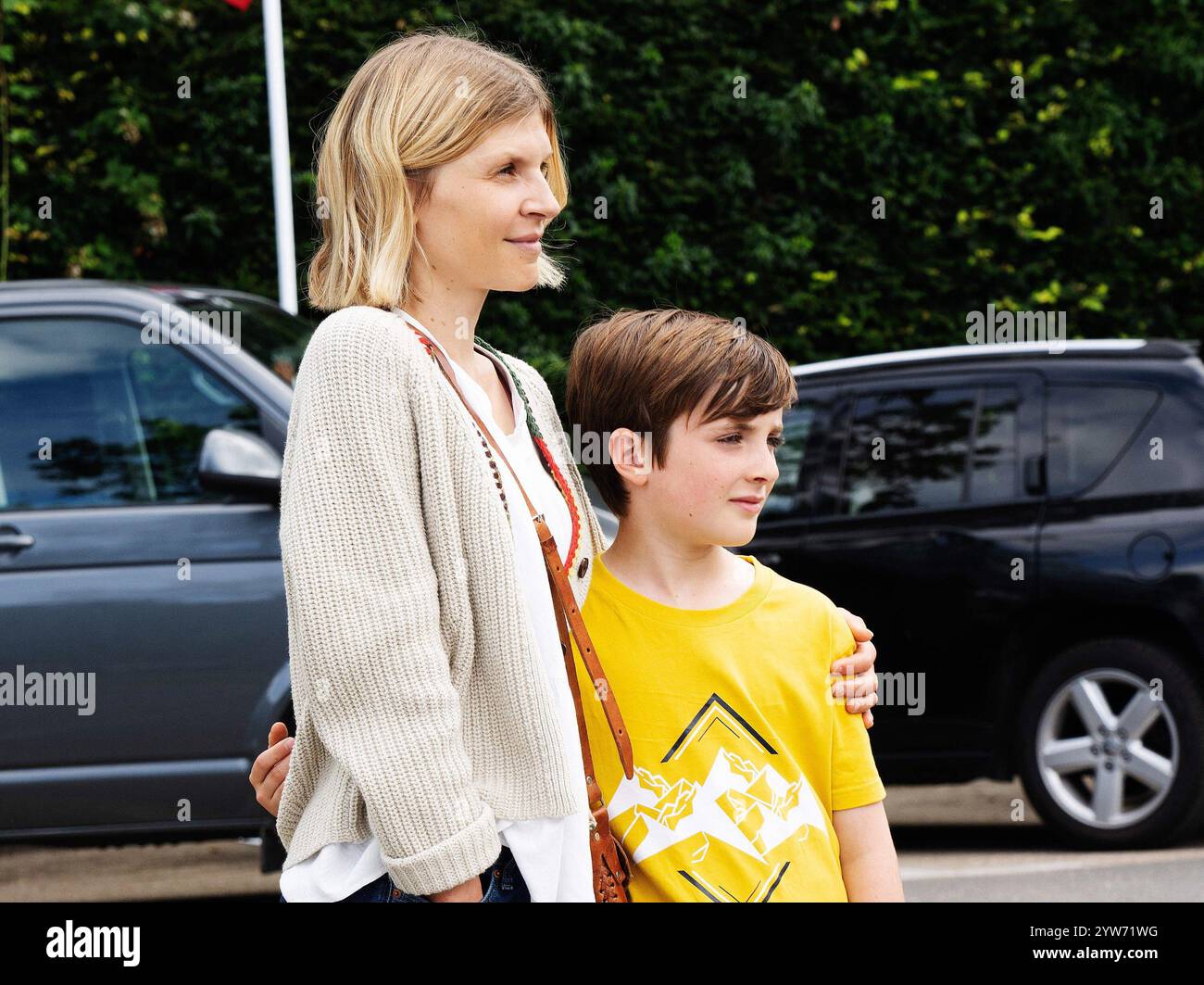 THE LAST RIFLEMAN, from left: Clemence Poesy, Paul-Hector Antoine, 2023 ...