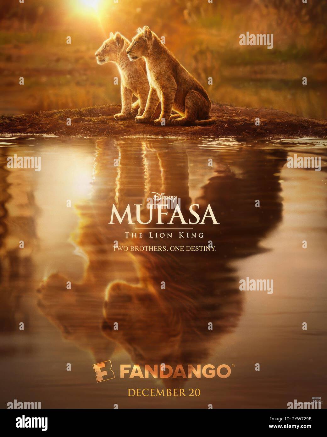 MUFASA: THE LION KING, US Fandango poster, from left: Young Taka (voice ...