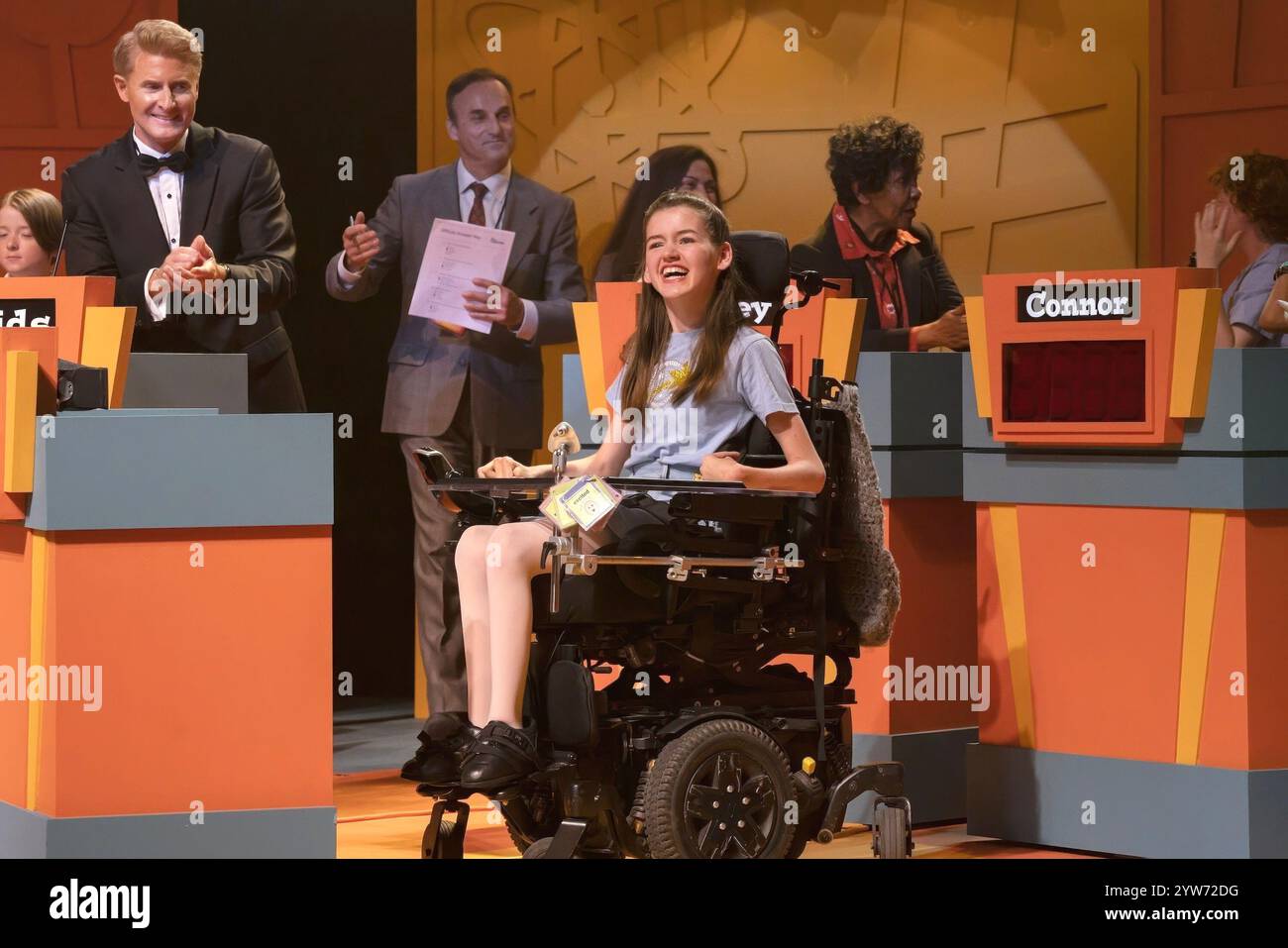 OUT OF MY MIND, Kevin Jubinville (left), Phoebe-Rae Taylor (center ...