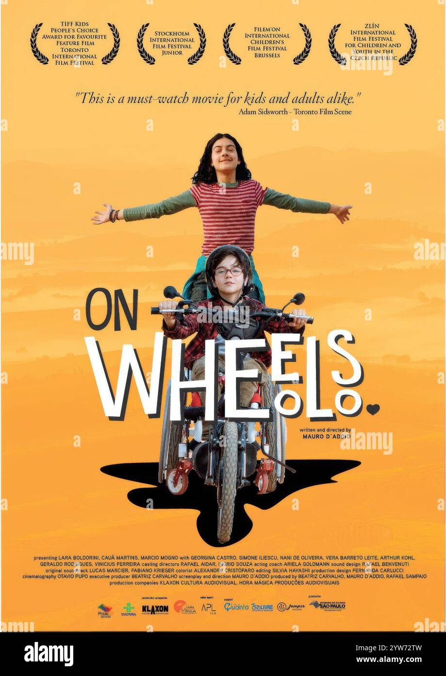 ON WHEELS, (aka SOBRE RODAS), poster, from top: Lara Boldorini, Caua ...