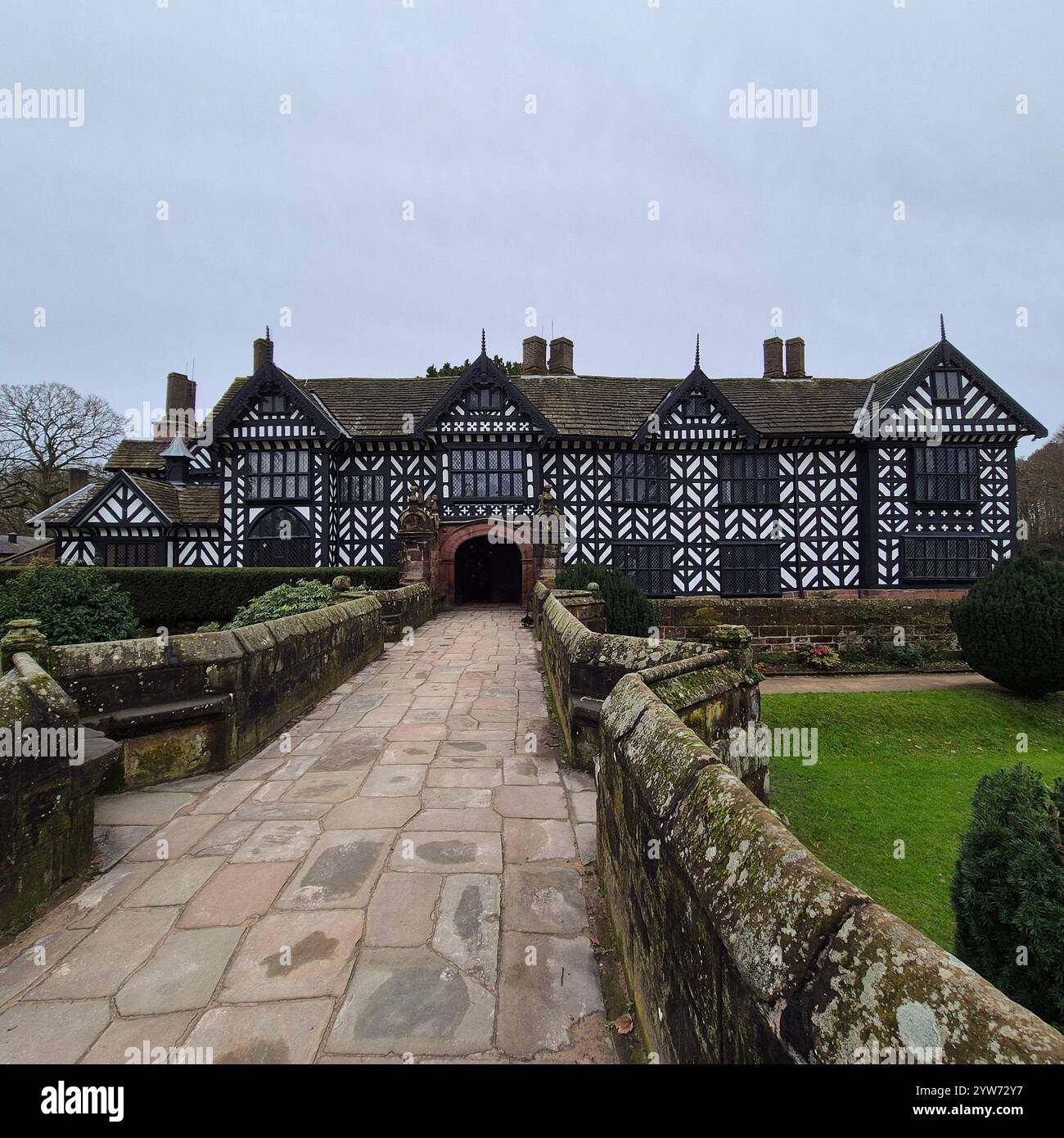 Speke Hall and grounds Stock Photo - Alamy