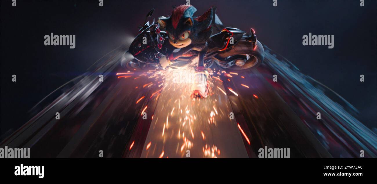 SONIC THE HEDGEHOG 3, Shadow (voice: Keanu Reeves), 2024. © Paramount ...