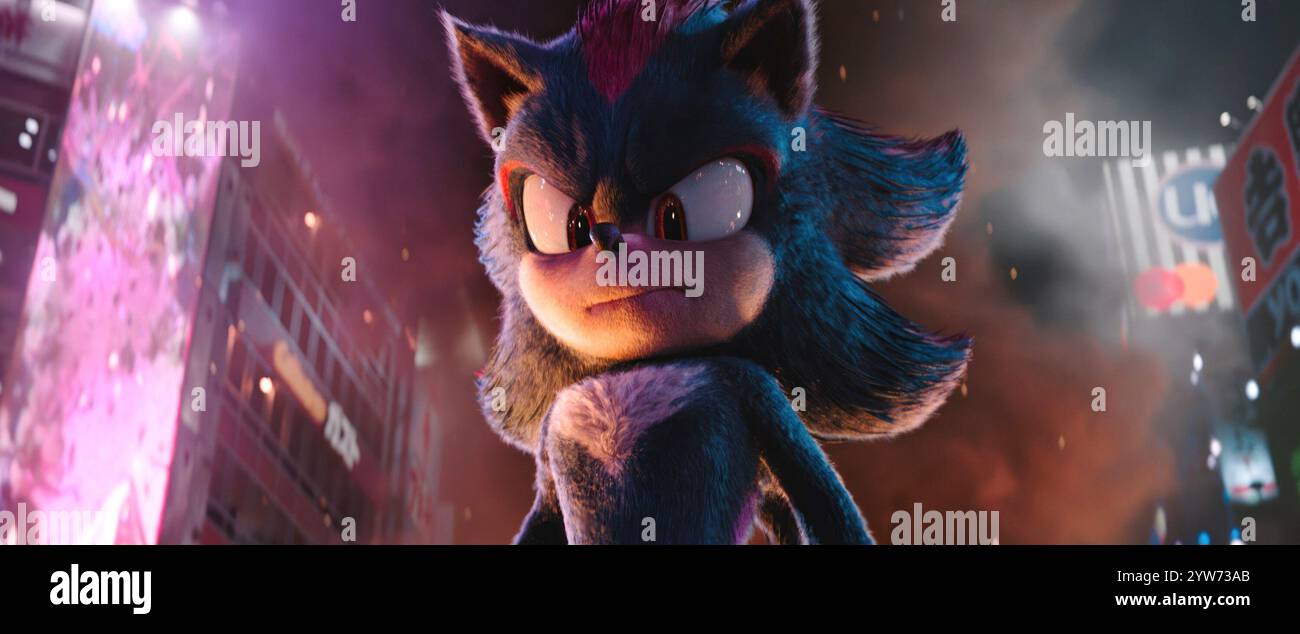 SONIC THE HEDGEHOG 3, Shadow (voice: Keanu Reeves), 2024. © Paramount ...