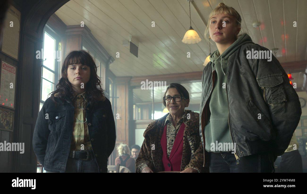BLACK DOVES, from left: Gabrielle Creevy, Kathryn Hunter, Ella Lily ...