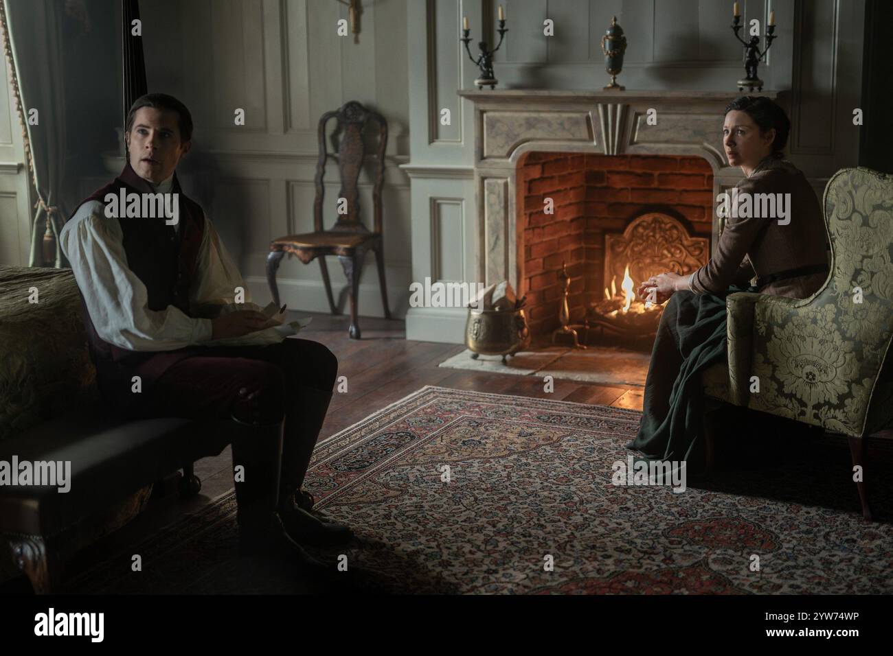 OUTLANDER, from left: David Berry, Caitriona Balfe, 'A Hundredweight of ...