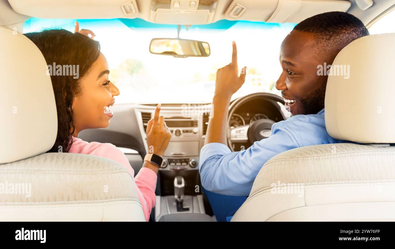 Inside nice car driving hi-res stock photography and images - Alamy