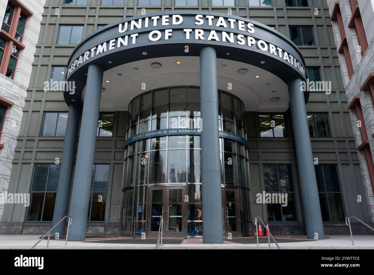 The U.S. Department of Transportation Headquarters is seen in ...