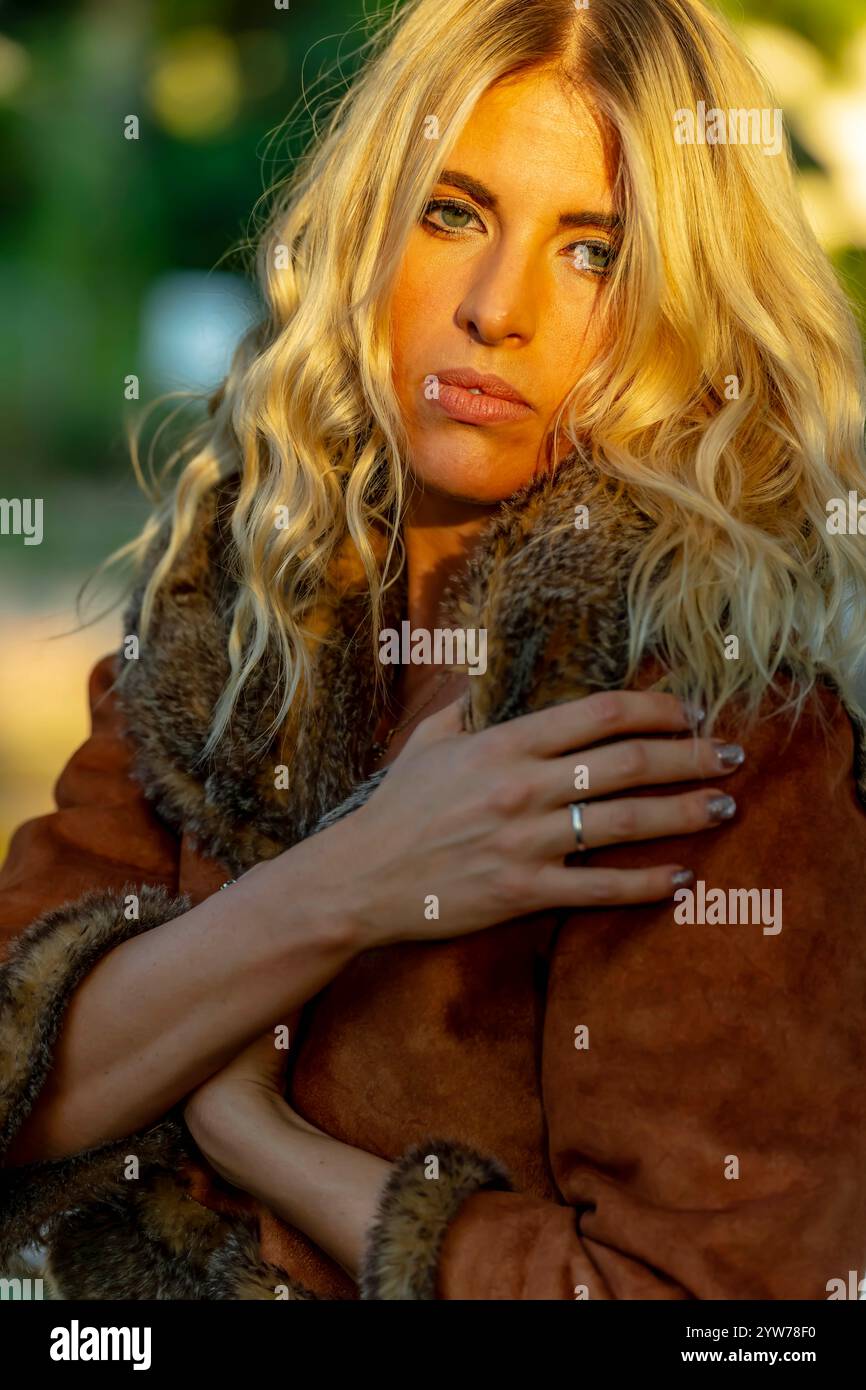 Beautiful young woman strolls hi-res stock photography and images - Alamy