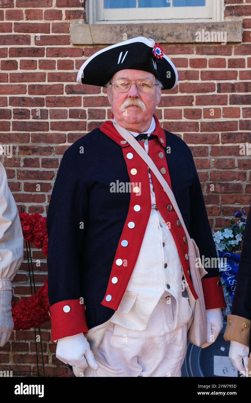 Period Actor in Period Uniform in Ceremony to Honor Unknown Soldier of ...