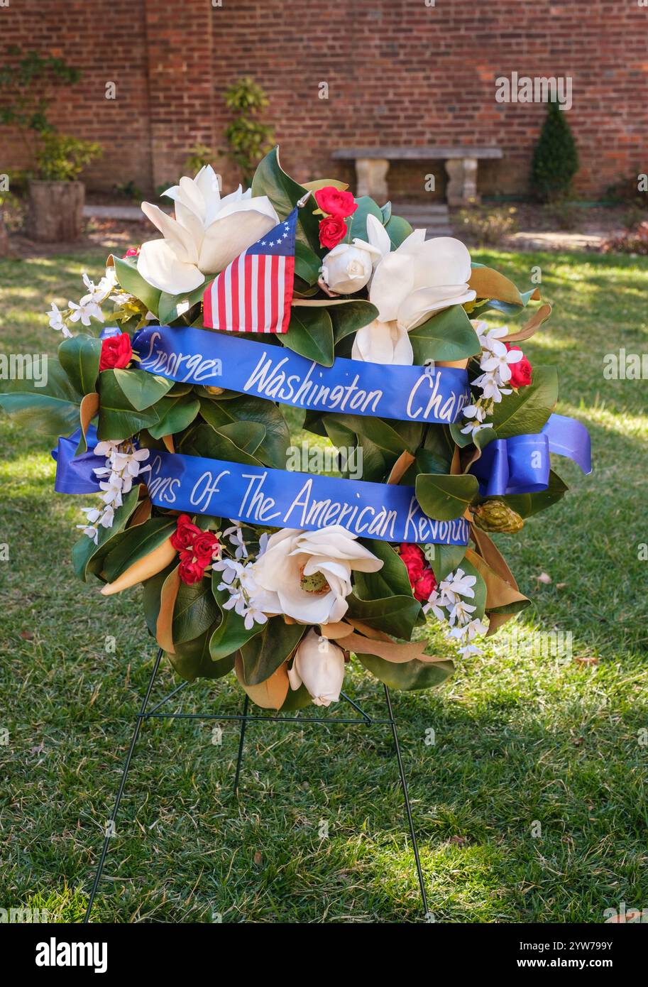 Wreath to Honor the Unknown Soldier of the American Revolutionary War ...