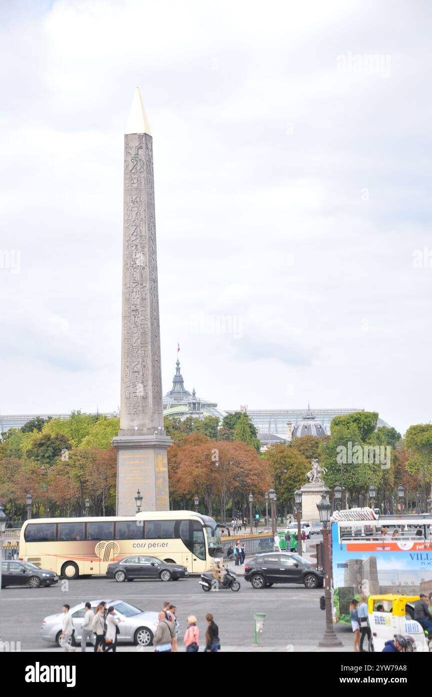 Obelisk in Paris - France Stock Photo - Alamy