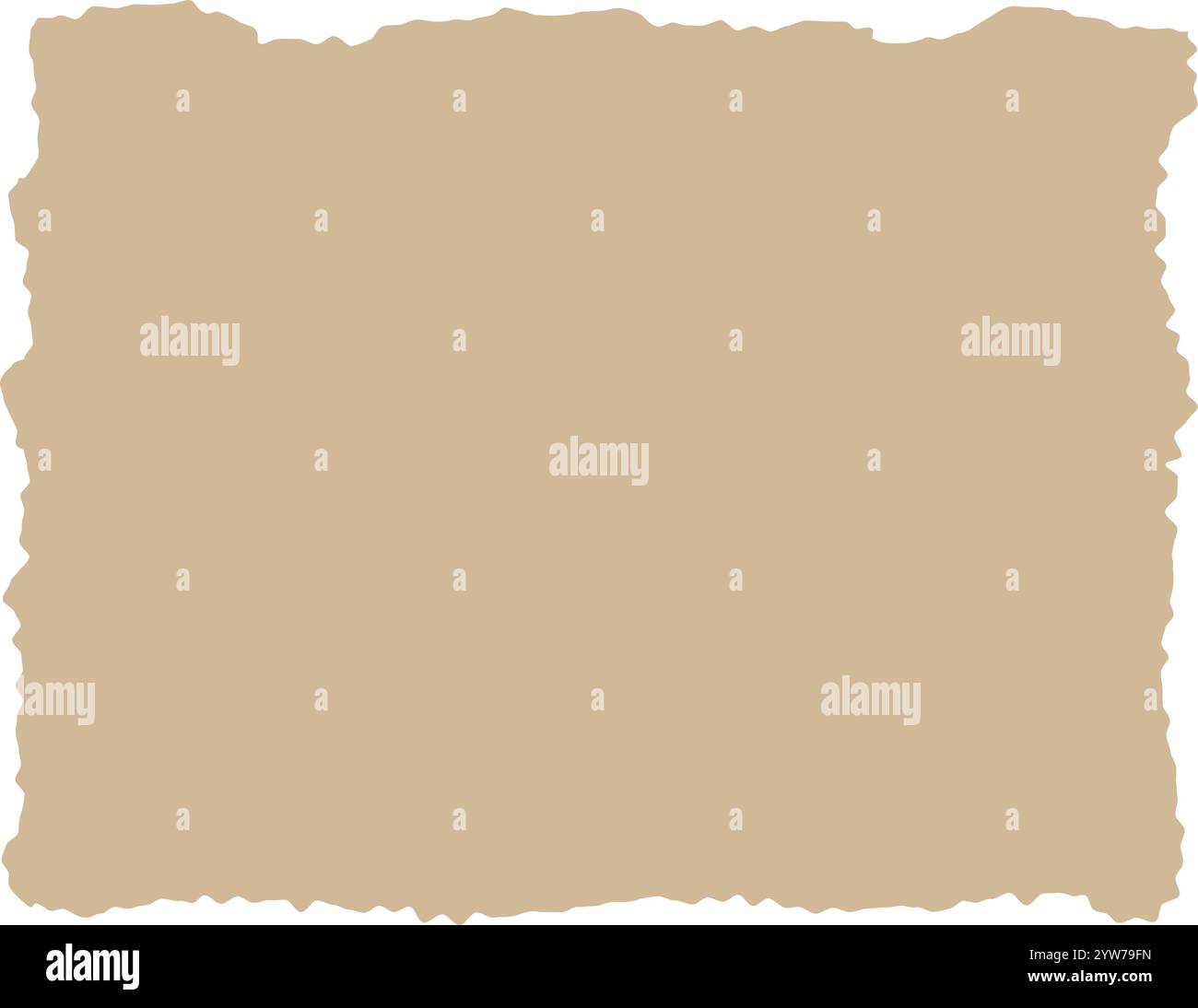 Rectangular craft paper tag Stock Vector Images - Alamy