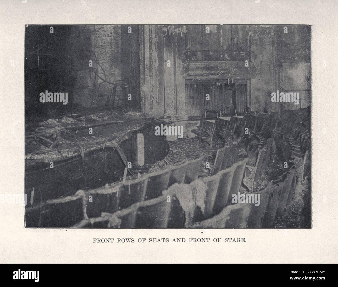 Chicago Illinois: Iroquois Theatre Fire, December 30, 1903. The fire ...
