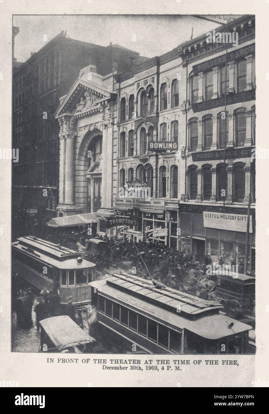 Iroquois theatre fire hi-res stock photography and images - Alamy