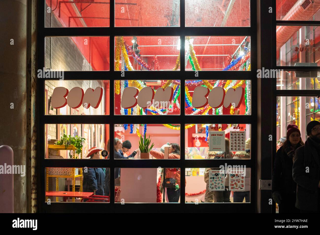 Detroit, Michigan - People buy chocolates at the Bon Bon Bon store on ...