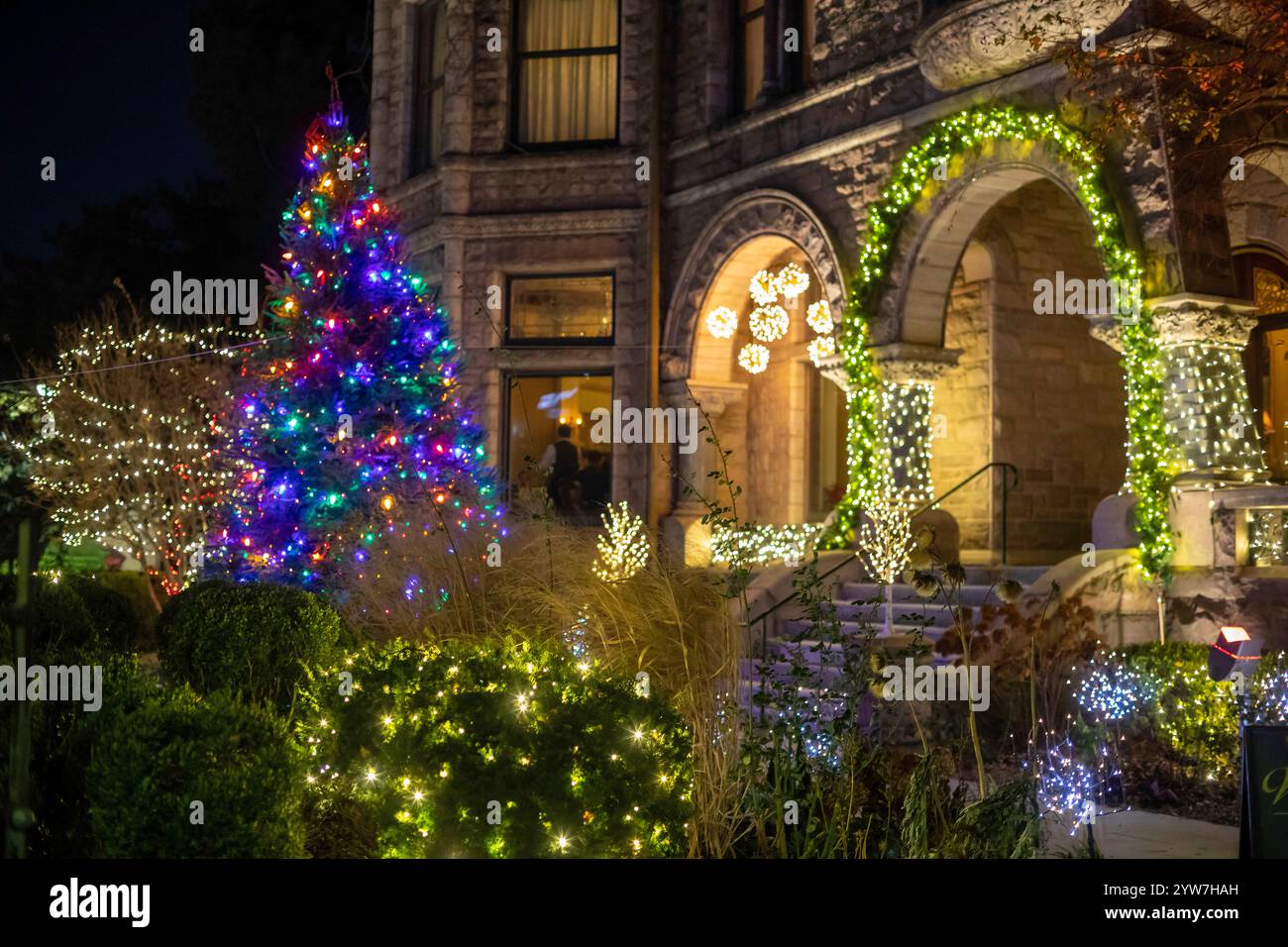 Detroit, Michigan - The Whitney, an upscale restaurant in an old ...