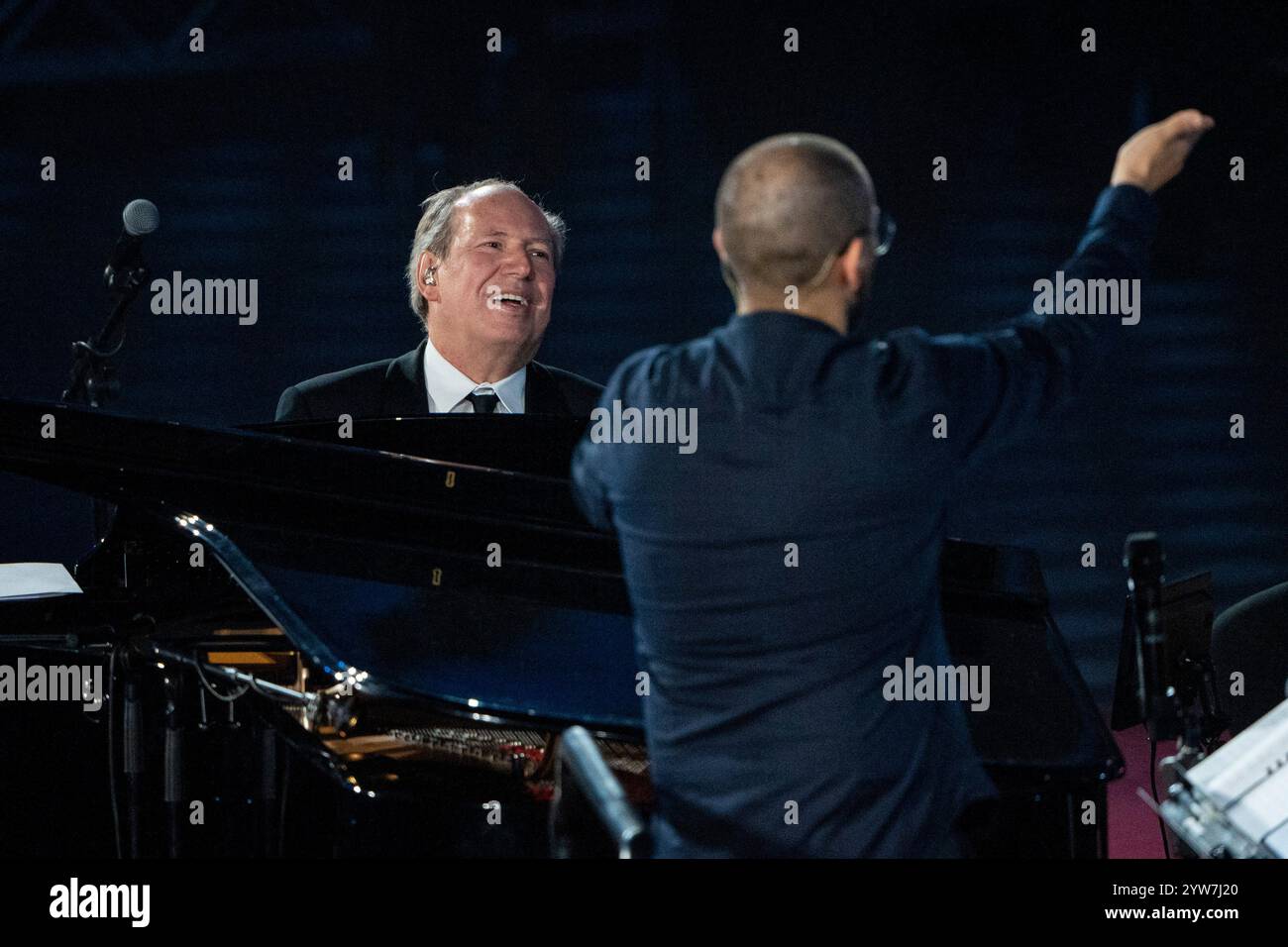 Vatican City, Vatican. 07th Dec, 2024. Hans Zimmer performs during the ...