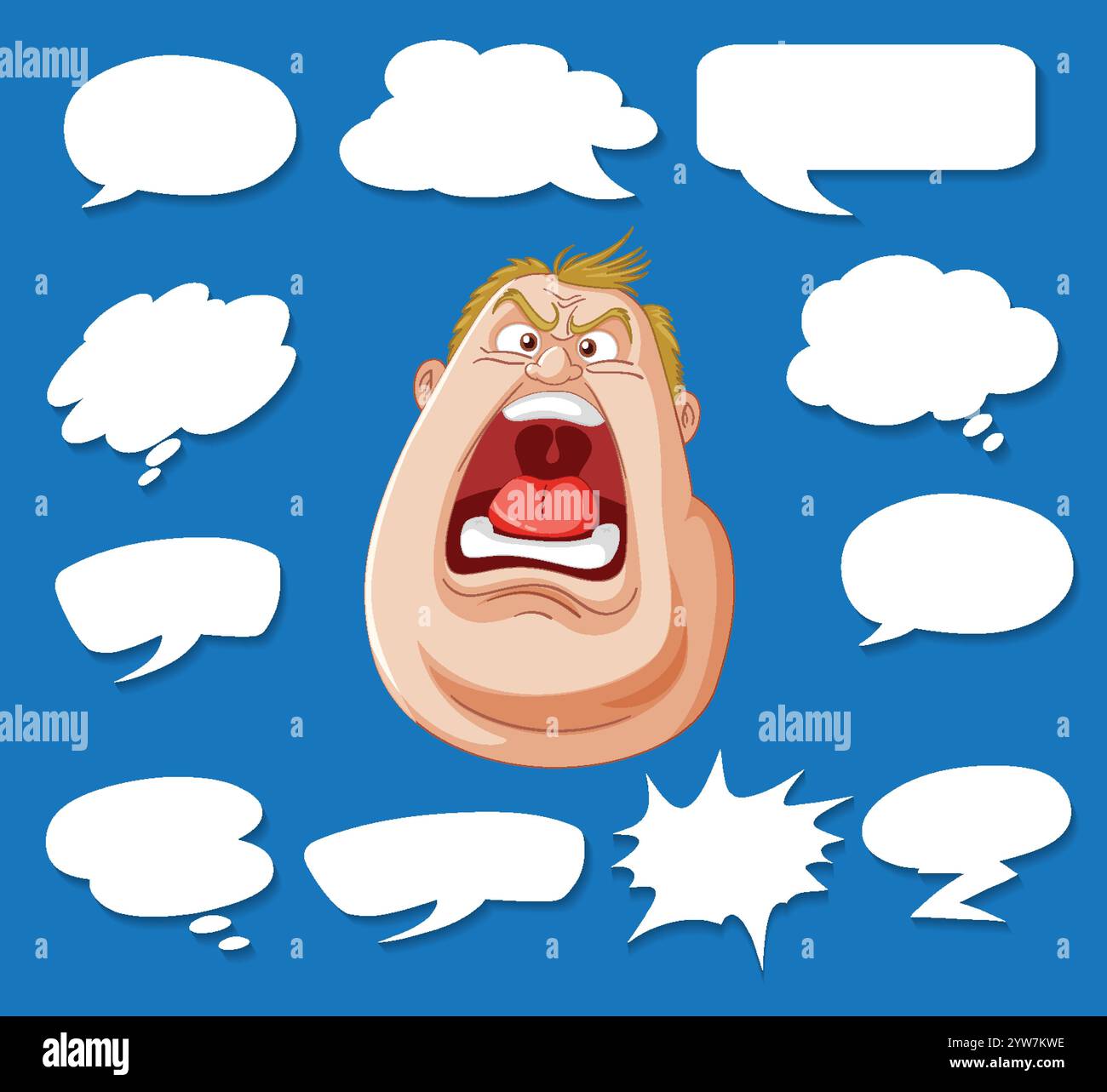 Animated speech Stock Vector Images - Alamy