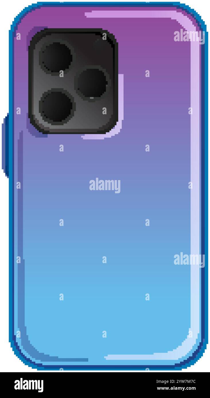 Colorful electronic effect Cut Out Stock Images & Pictures - Alamy