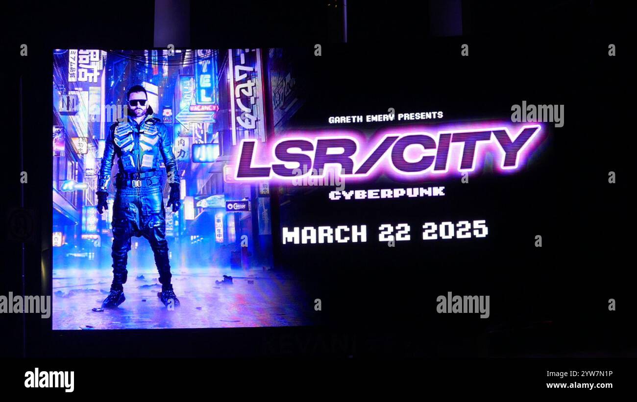 Inglewood, California, USA 8th December 2024 LSR/City Cyberpunk Marquee ...