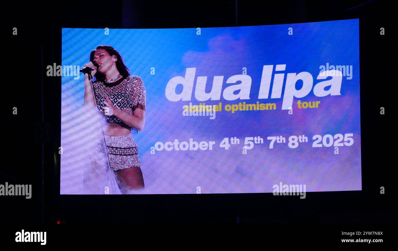 Inglewood, California, USA 8th December 2024 Singer Duo Lipa Radical ...