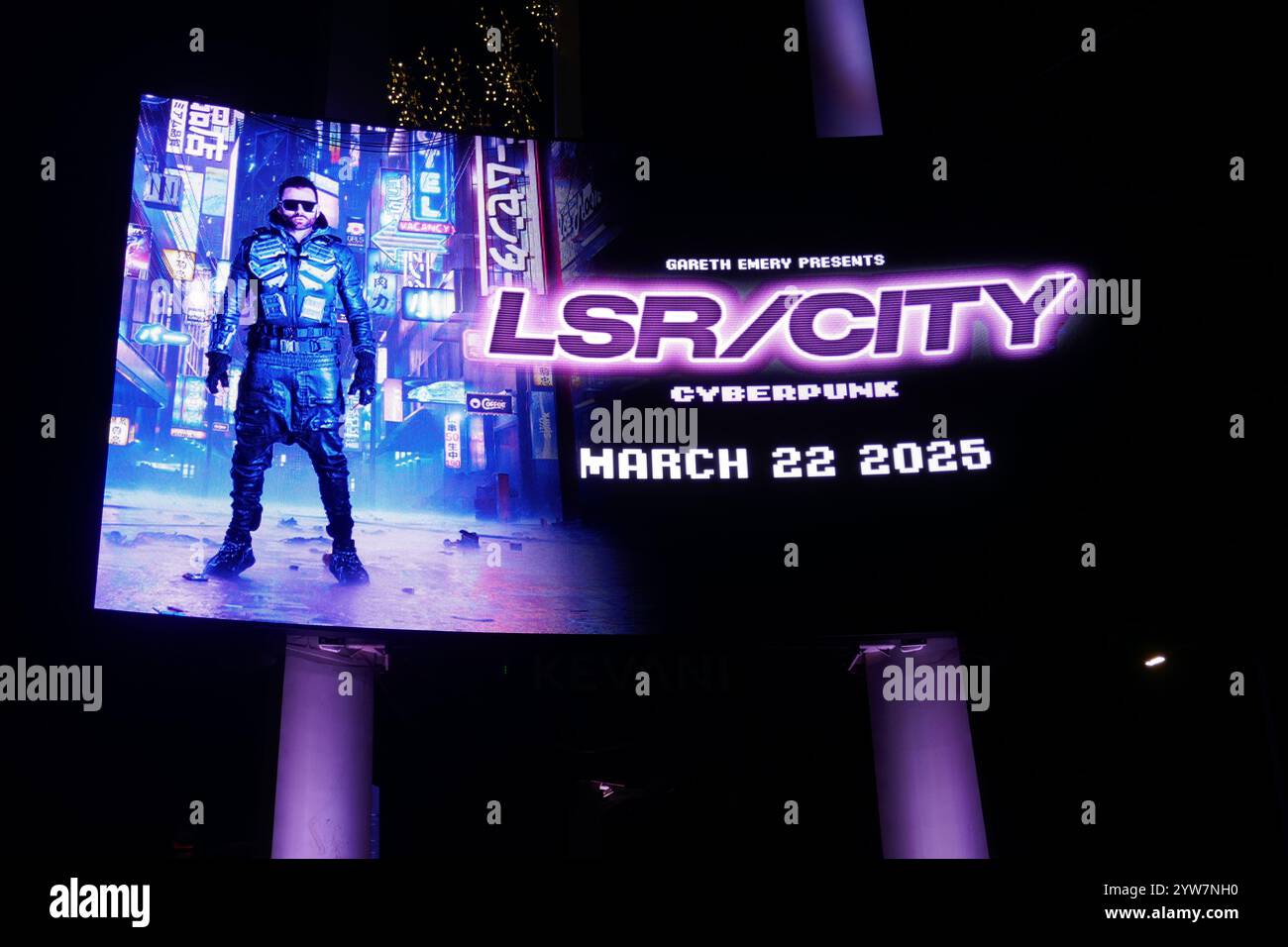 Inglewood, California, USA 8th December 2024 LSR/City Cyberpunk Marquee ...