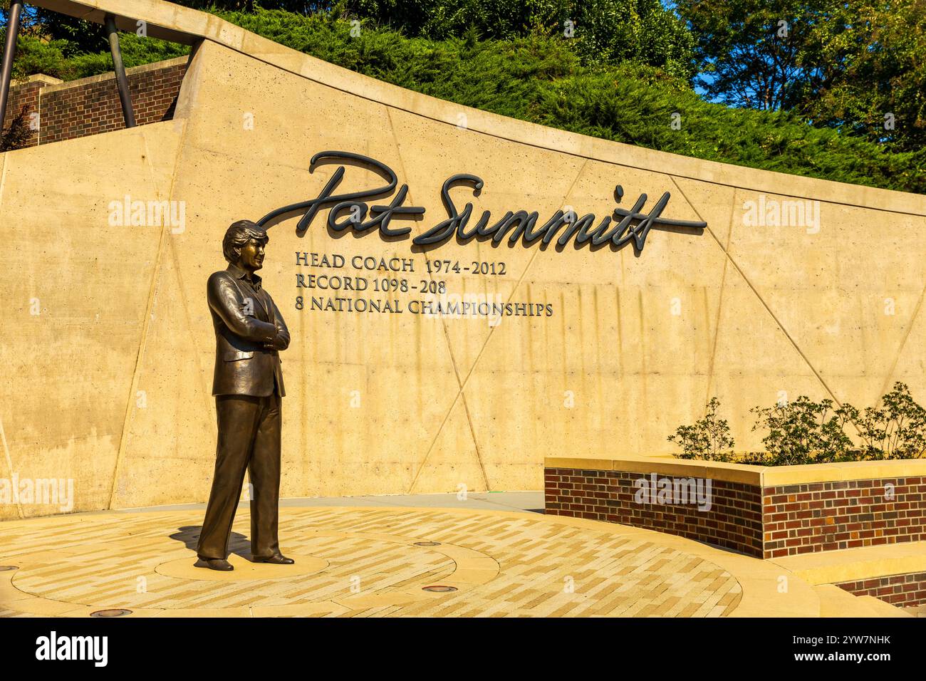 Knoxville, TN - October 12, 2024: Pat Summitt Plaza on the campus of ...
