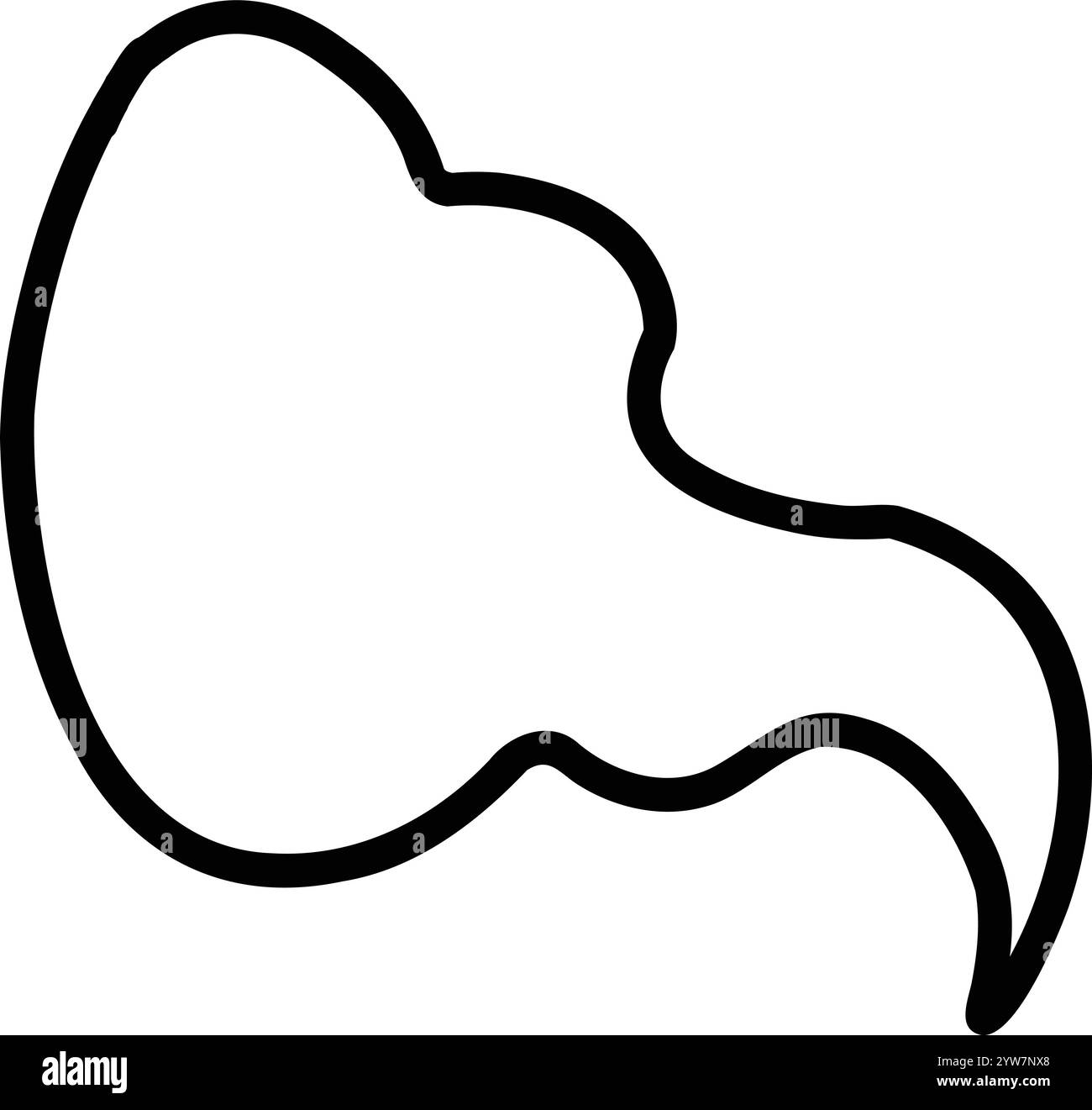 Doodle line text balloon. Speech bubble banners with empty talk, linear ...
