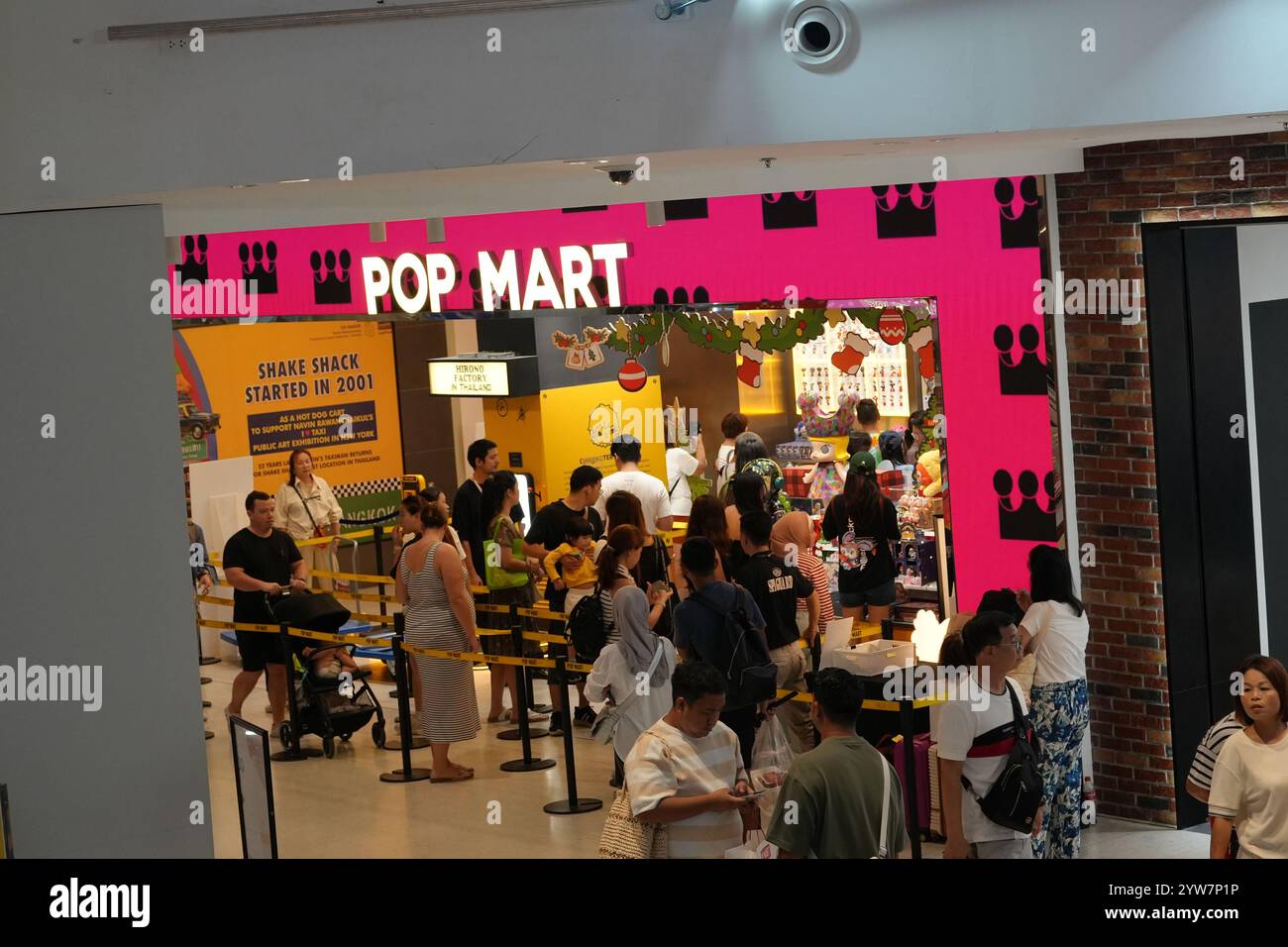 Bangkok, Thailand - November 26, 2024: People waiting in line to ...