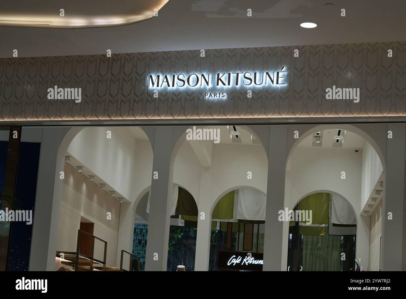 Bangkok, Thailand - November 26, 2024: Maison Kitsune store in Bangkok ...