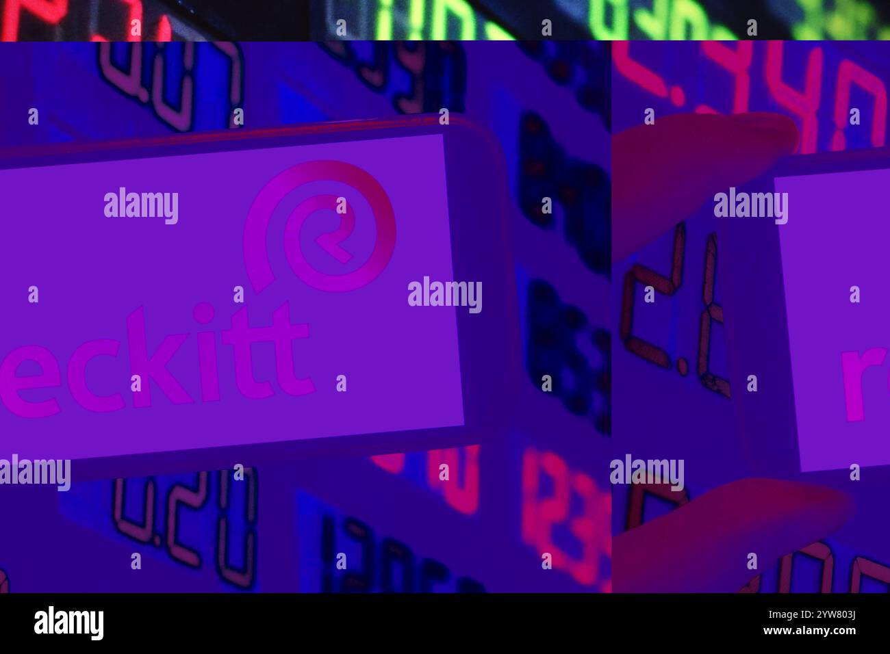 Poland. 09th Dec, 2024. In this photo illustration, the Reckitt ...