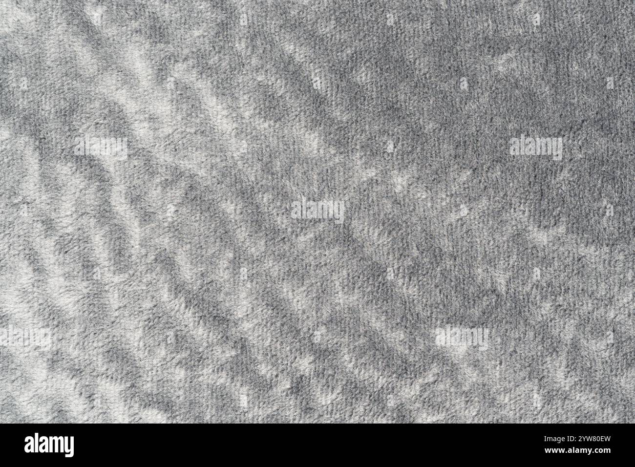 Gray color velvet or velour with short pile fluffy and soft texture ...