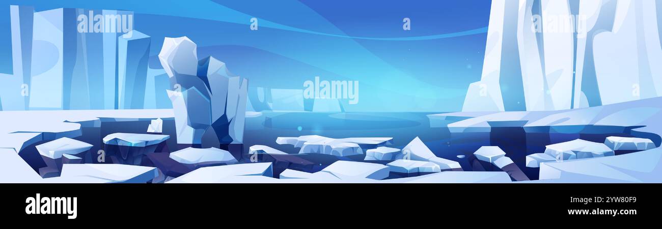Glacier magic Stock Vector Images - Alamy