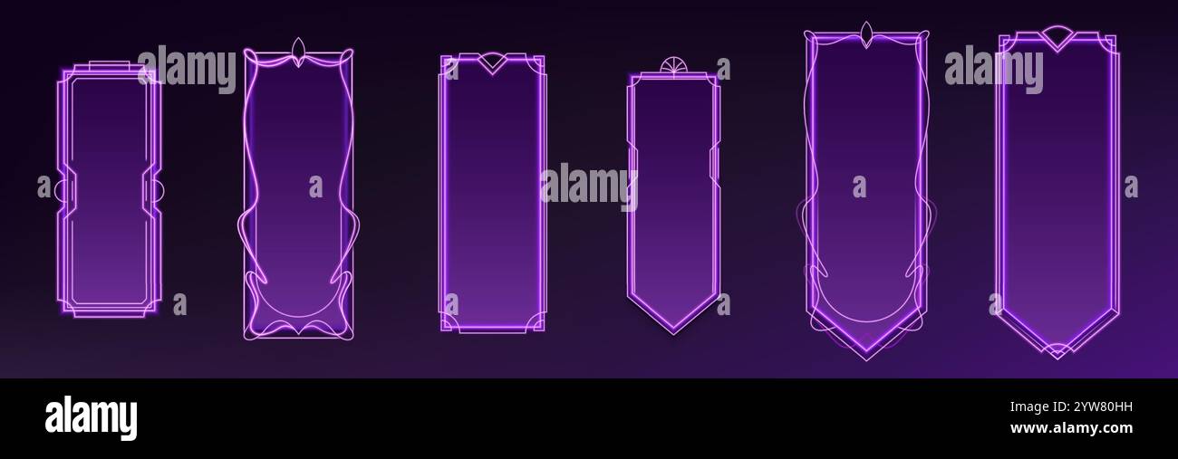 Deco frame for ui game. Medieval fantasy button for luxury interface ...