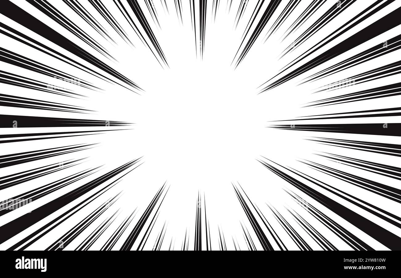 Cartoon halftone line. Comic lines. Concentrated frames. Superhero hero ...