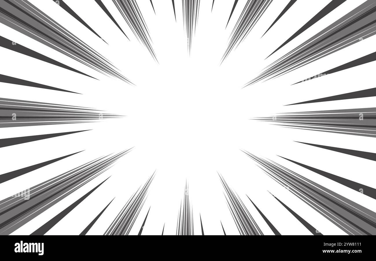 Cartoon halftone line. Comic lines. Concentrated frames. Superhero hero ...