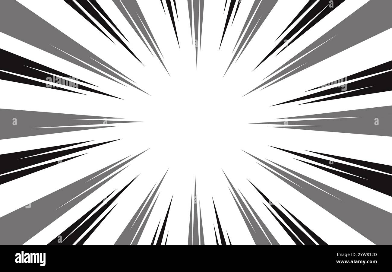 Manga comic concentrated lines hi-res stock photography and images - Alamy