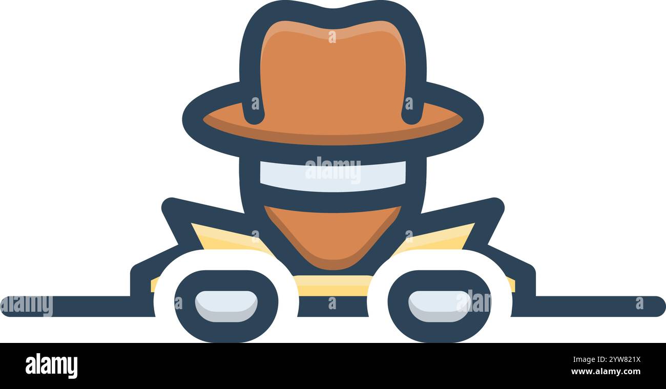 Icon for hidden, cryptic Stock Vector Image & Art - Alamy