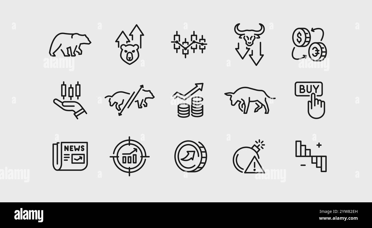Stock market icons set Stock Vector Image & Art - Alamy Stock market icons set Stock Vector Image & Art - Alamy