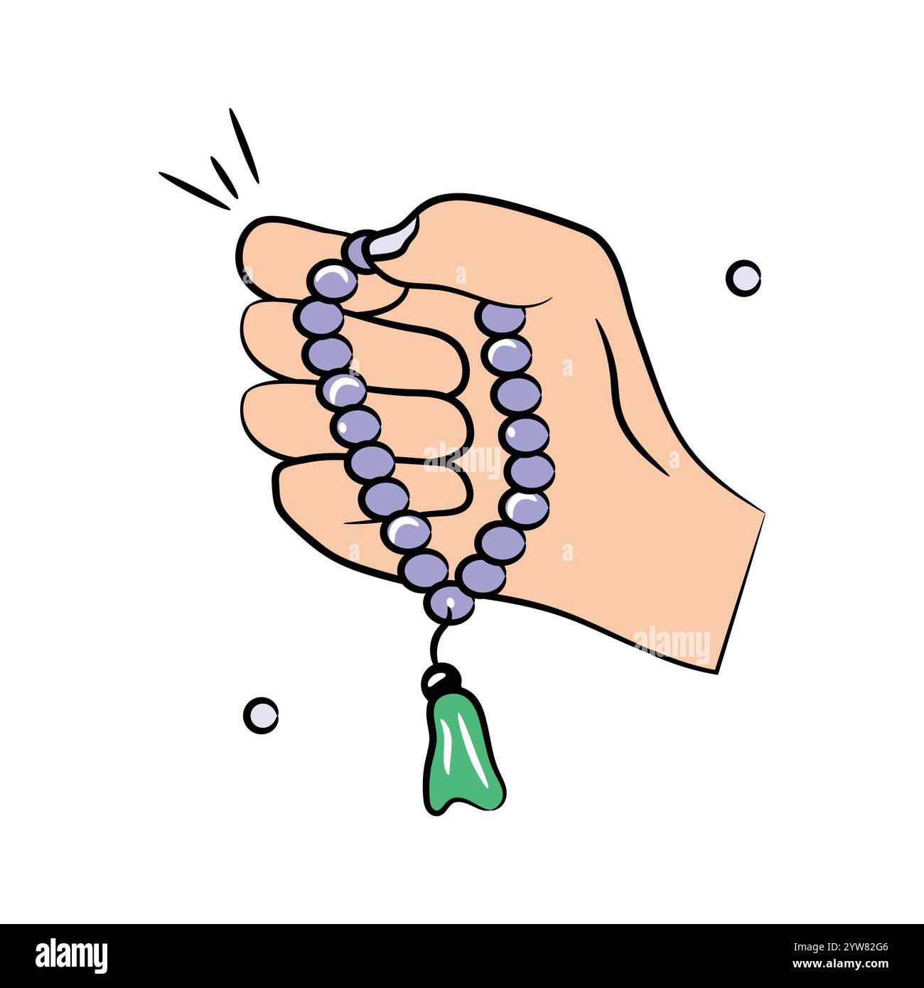 Tasbih vector vectors hi-res stock photography and images - Alamy