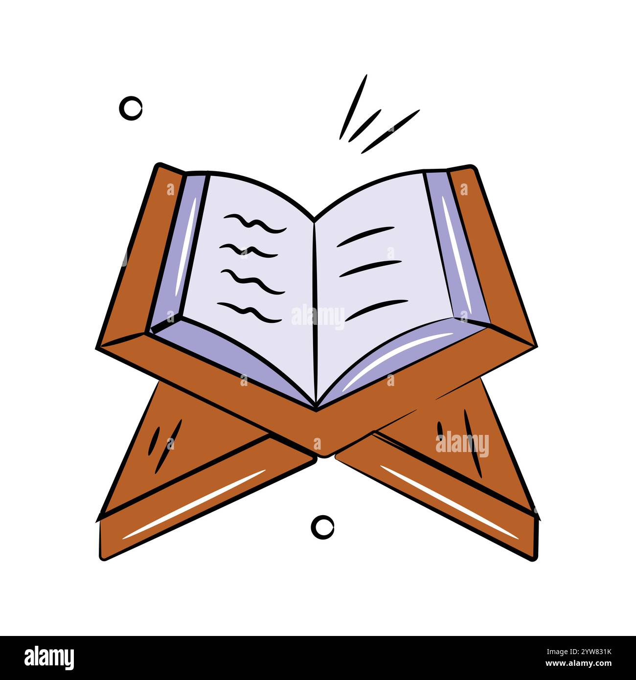 Quran book vector vectors hi-res stock photography and images - Alamy